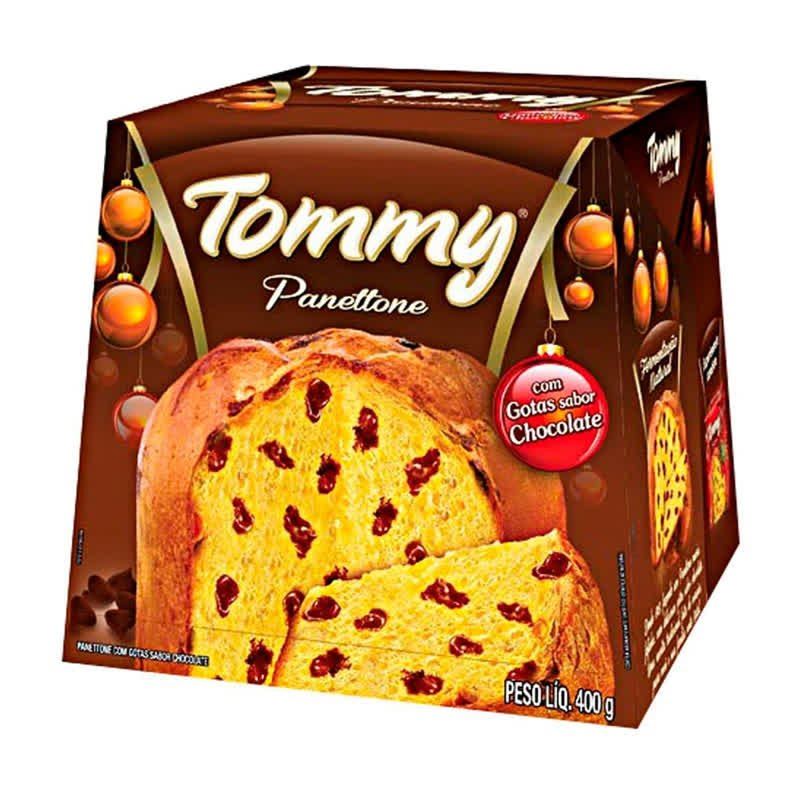 Panettone Tommy Com Gotas Chocolate 400G | São Roque